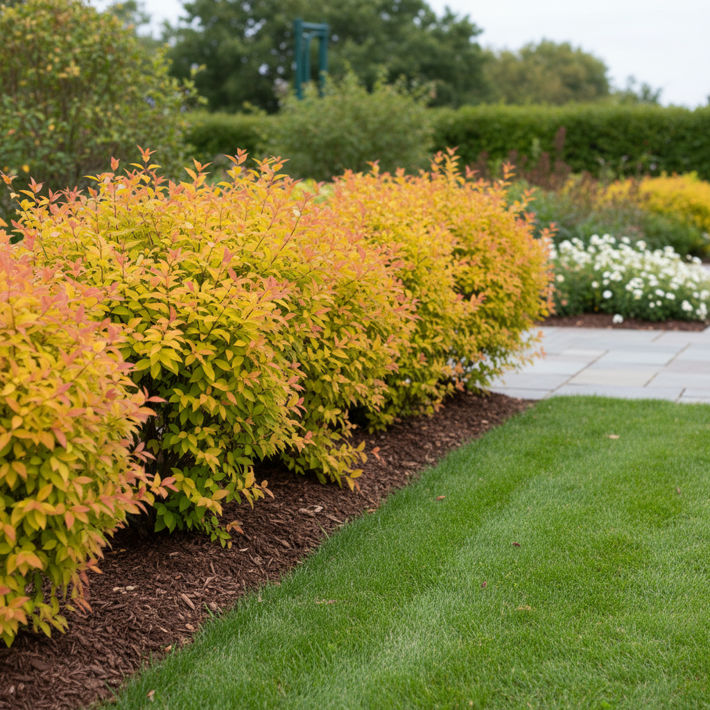 Goldflame Spirea Planting